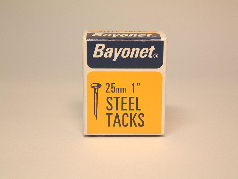 BAYONET 25MM STEEL TACKS | Europarts Hardware