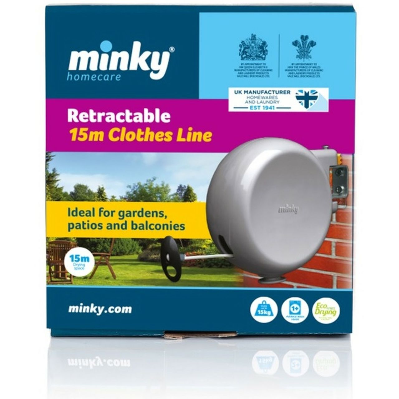 MINKY 15M TWIN RETRACTABLE LINE | Europarts Hardware