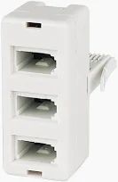 TELEPHONE TRIPLE ADAPTOR | Europarts Hardware