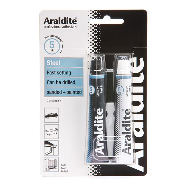 ARALDITE STEEL 30ML | Europarts Hardware