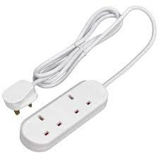 2 GANG 2M EXT LEAD | Europarts Hardware