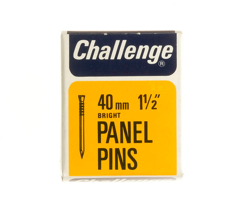 Challenge Bright Steel Panel Pins 40mm 40g | Europarts Hardware